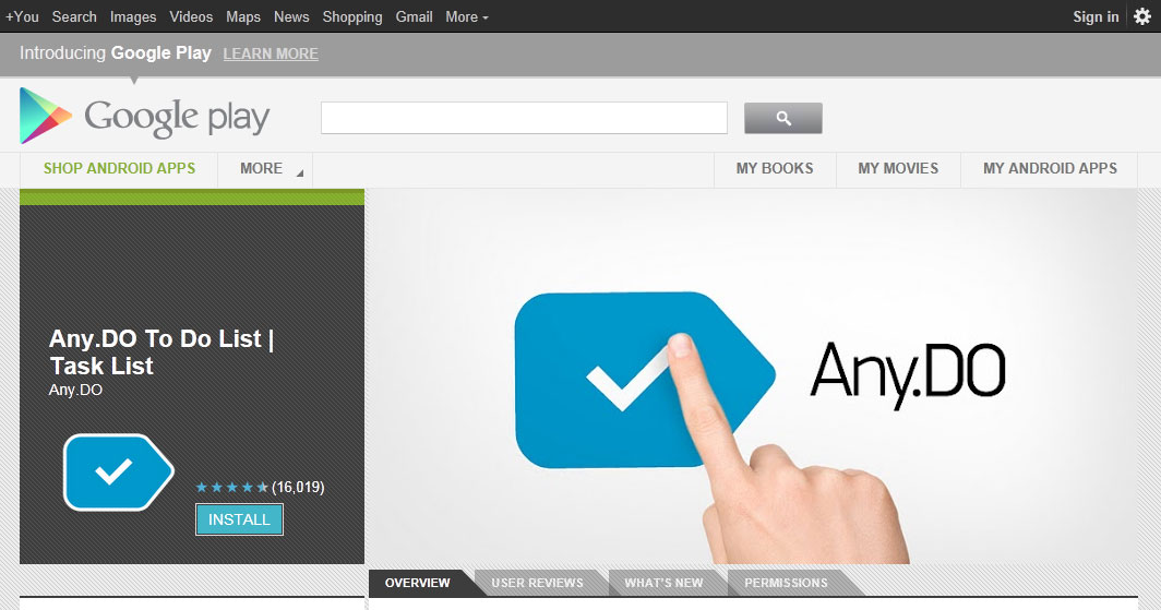 Any.DO Task List - Colour My Learning