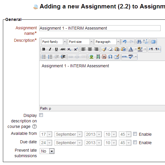 5 Things To Consider When Setting Up Moodle Assignments - Colour My ...