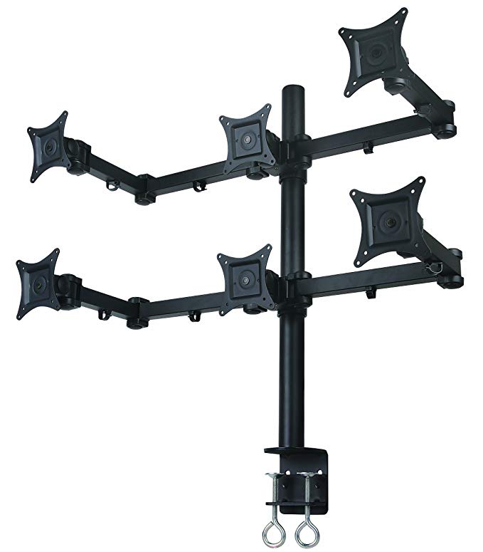 Best Multi Monitor Stands for 2, 3, 4, 5 or 6 LCD Displays: mounting ...