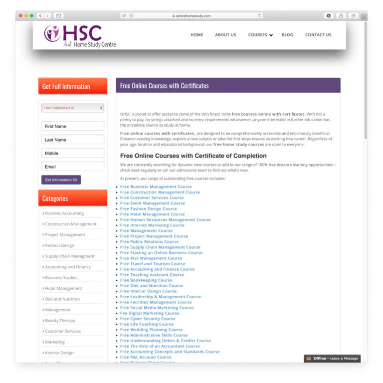 Top 12 Free Online Course Sites for online learning - Colour My Learning