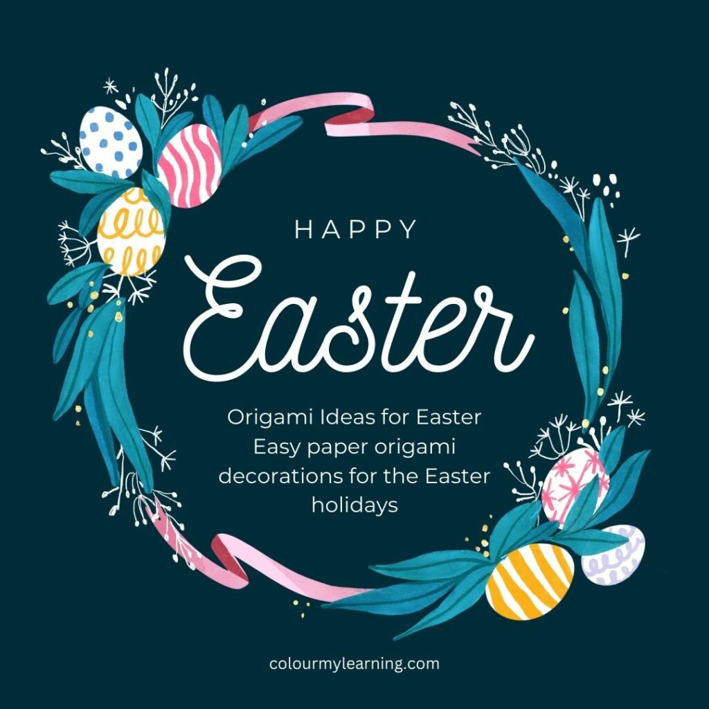 Origami Ideas for Easter - Easy paper origami decorations for the ...