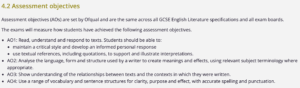 How to Get a 9 in GCSE/IGCSE English Literature (Part 1): Specs, AOs ...